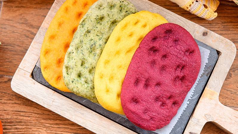Remolacha y maíz para hacer panes de colores-ACTUAL FruVeg-